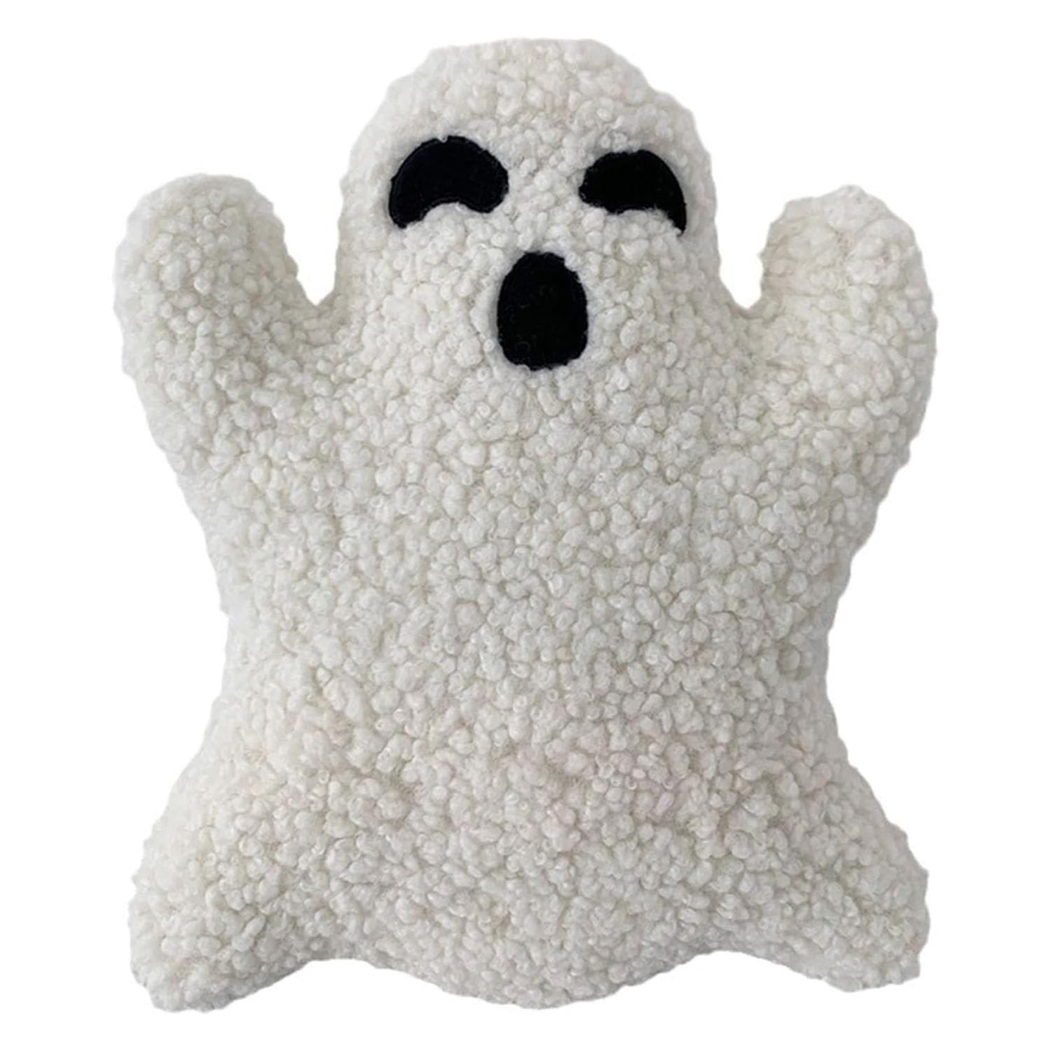 GTHFINE Ghost Pillow Halloween, Cute Halloween Pillows, Halloween Throw Pillows Decorative Spooky Pillows, Cute Ghost Shaped Plush Pillow, for Halloween Home Party Decor Gift (A, 11.8in)