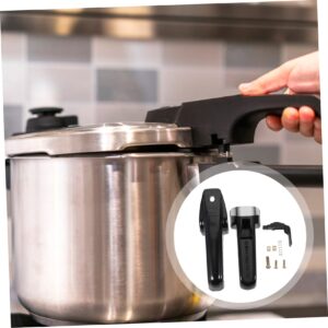 Yardenfun pressure pan handles handle for pressure cooker pressure canners pressure pot handle pressure cooker handle plastic dish pan universal pan lid replaceable three generations 1 Set