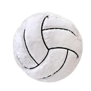 xizhi 13.8 inches football plush pillow toy soft stuffed sports throw plush pillow cushion gift for kids sofa bedroom decoration and children birthday (white a)