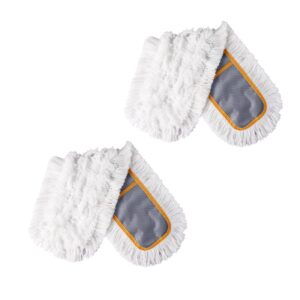 commercial 24" dust mop pads 2 pieces just fit cleanhome commercial dust mop,grey