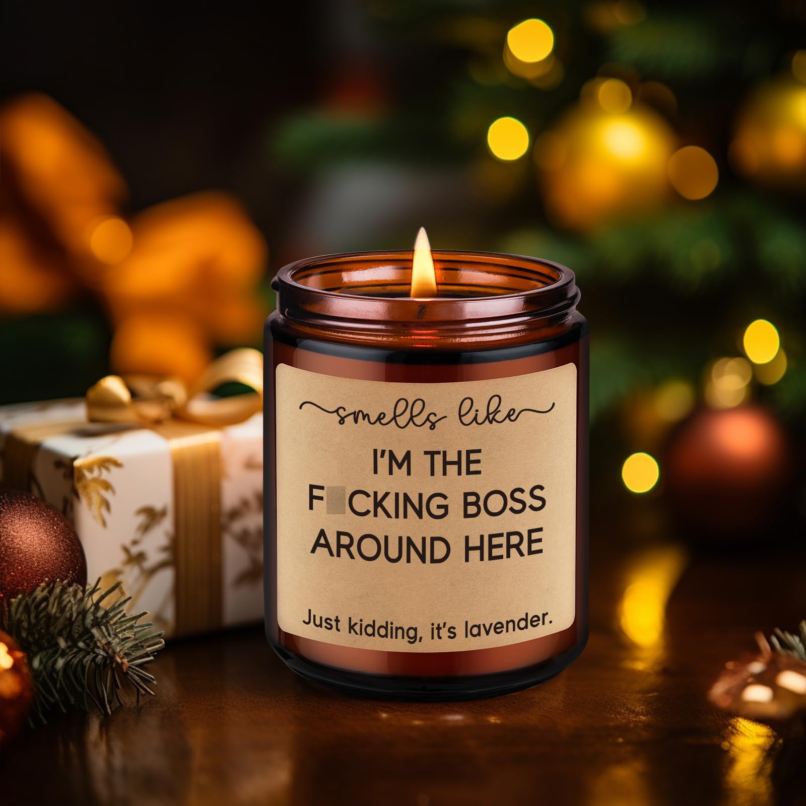 Fairy's Gift Candle, Boss Gifts for Women Men, Gifts for Boss, Funny Boss Gifts - Boss Day, Christmas, Birthday Gifts for Boss Men, Female Boss, Best Boss, New Business Owner, Entrepreneur, Boss Lady