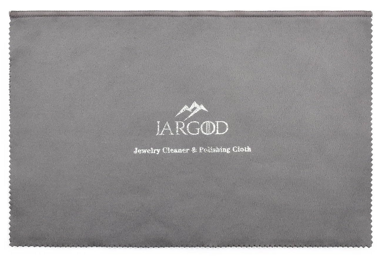 JARGOD Pro Size Silver Polishing Cloth Jewelry Cleaning Cloth 11" X 14" inches for Cleaning Gold, Silver and Platinum Jewelry Coins Watch, Keeps Jewelry Clean and Shining. (Pack of 1)