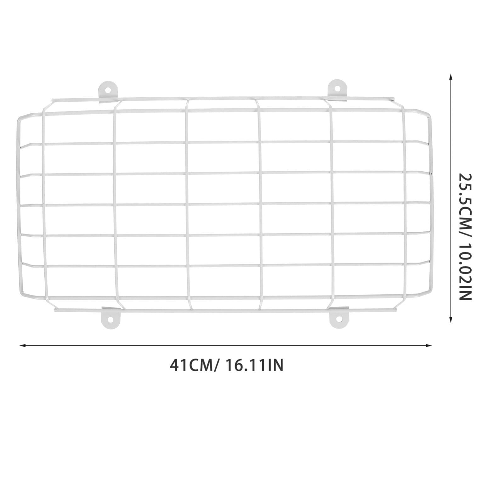 PRETYZOOM Exit Sign Damage Stopper Metal Wire Guard Exit Sign Damage Cage Wall Mounted Emergency Exit Light Protective Cover for Exit Sign or Emergency Light