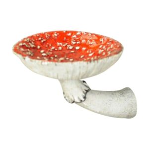 resin mushroom wall hanger creative mushroom shaped decorative storage rack wall hanging shelf home decor ornaments for bathroom(l)