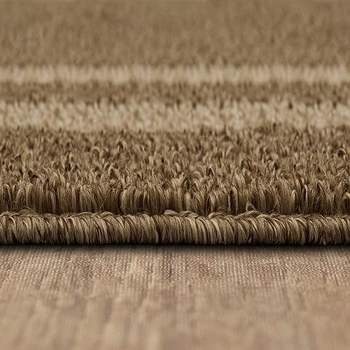 Mohawk Home Alden Sisal Geometric Border Tan 2' 6" x 3' 10" Area Rug Perfect for Living Room, Dining Room, Office