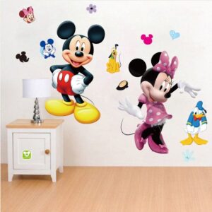 Mouse Wall Decal Kids Room Sticker Cartoon Mural Decor Home