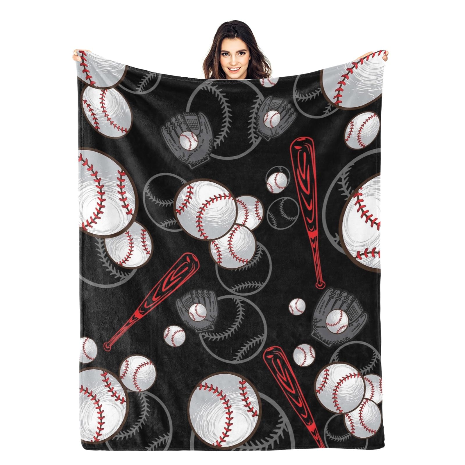 VIMIE Baseball Gifts for Boys 8-12 - Baseball Gifts Blanket for Boys - Gifts for Boys Who Love Baseball - Baseball Player/Lover Gift - Baseball Blanket for Boys Birthday Christmas 50" x 60"