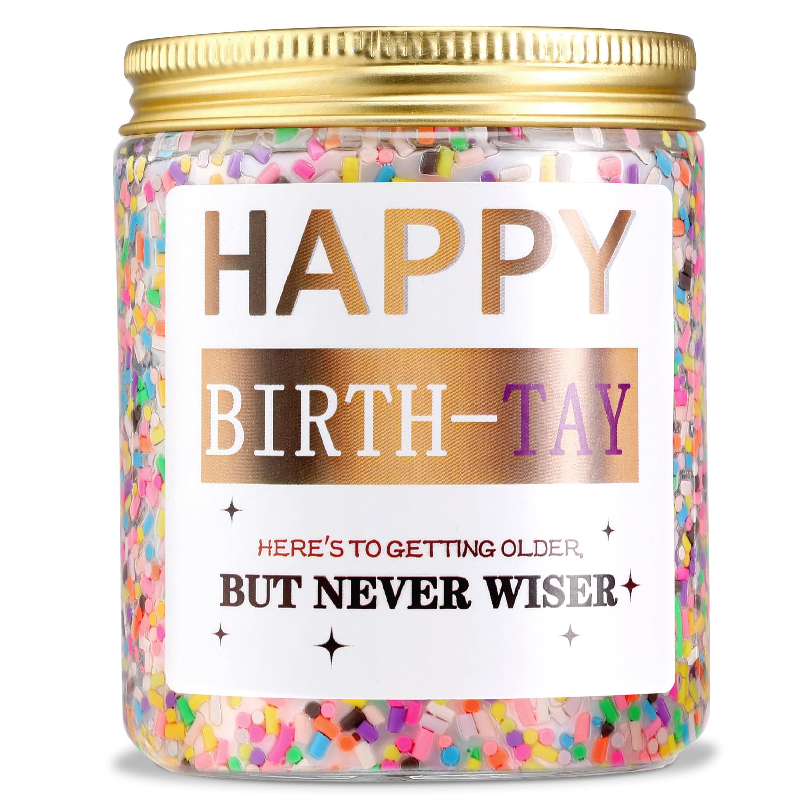 Sincerez Birthday Candle with Cake Scent -Birthday Gift/Party Decorations, Handcrafted, Long-Lasting 9oz Candle with Iconic Lyrics