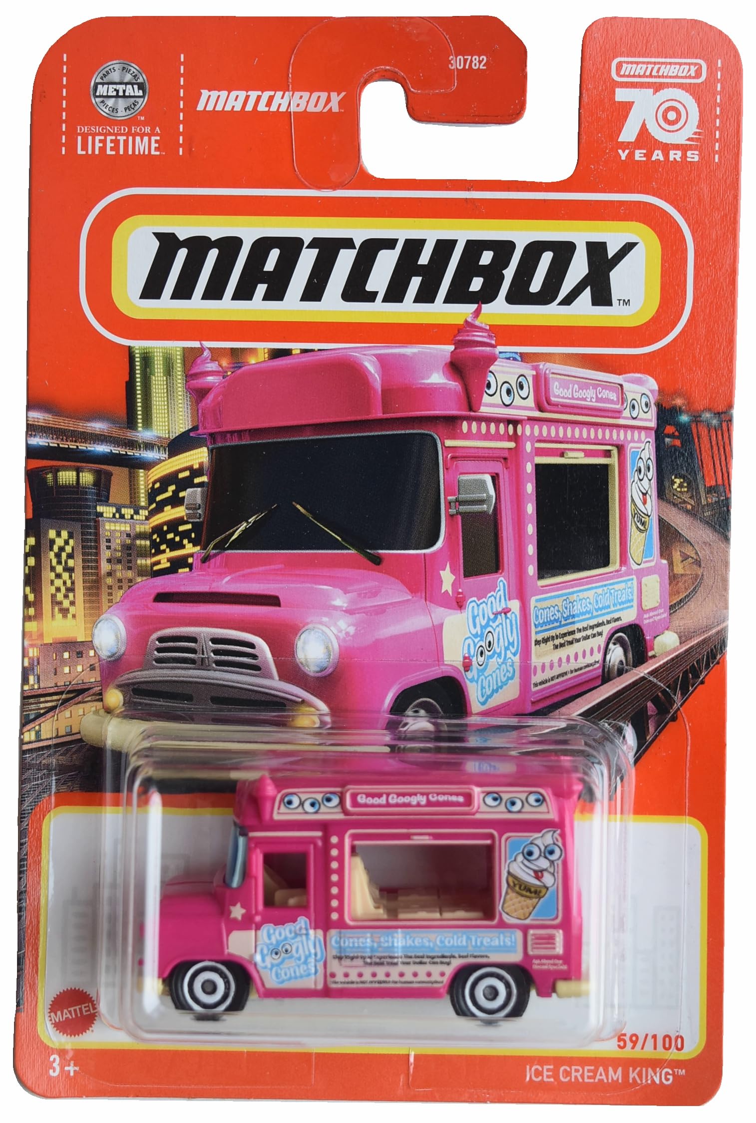 Matchbox Ice Cream King, Pink 59/100