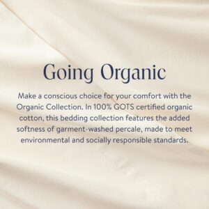 Brooklinen Organic Cotton Duvet Cover - 100% GOTS-Certified Organic Cotton, Full/Queen Size in Vanilla with Extra-Long Corner Ties and Button Closure |Best Organic Cotton Sheets