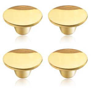 uenhoy 4 pcs dutch oven knob stainless steel pan pot lid handle replacement knobs for le creuset, aldi, lodge and other enameled dutch oven, gold