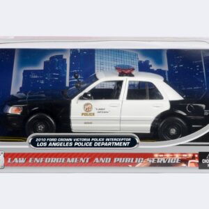 Motormax 2010 Ford Crown Victoria Police Interceptor LAPD Los Angeles Police Department 1/24 Diecast Model 76946 by All Star Toys