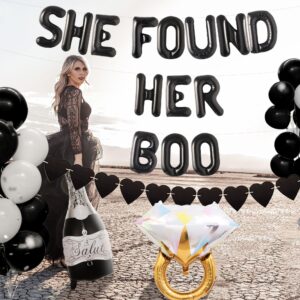 LaVenty She Found Her Boo Bridal Shower Decoration She Found Her Boo Bachelorette Decoration Halloween Bachelorette Bridal Shower Decoration