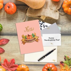 GREETING ART Turkey Thanksgiving Card Pop Up,Happy Thanksgiving Pop Up Card, Fall Greeting Thank You Cards,Thanksgiving Greeting Cards,Retro Fall Card Autumn Pumpkin Turkey Cards