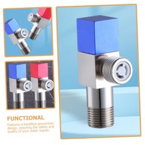 Bathroom Accessory Toilet Part Angle Stop Tool Angle Valve for Bathroom Angle Stop Valve Angle Valve for Bidet Angle Valve for Shower Toilet Supply Toilet Accessory Bathroom Supply