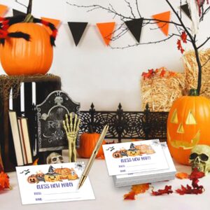 Halloween Theme Guess how many (1 double-sided printed sign and 50 game cards), Halloween decorations, Halloween ideas, Halloween party games, baby shower games WSJCTG001