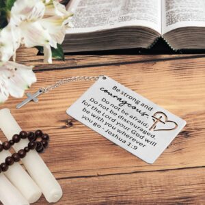 Christian Gifts for Men Women,Engraved Cutout Religious Graduation Cards,Inspirational Pastor Appreciation Gifts,Encouragement Prayer Wallet Insert Card for Christmas Birthday Graduation Presents