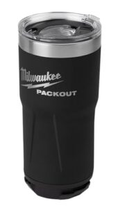 milwaukee packout insulated tumbler 590 ml (black) - 48-22-8392b