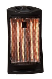 comfort glow qth350 quartz tower heater, black 1 piece