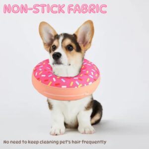 Inflatable Donut Dog Collar: Ultimate Post-Surgery Dog Cone Alternative, Dog Donut Collar After Surgery, Comfort for Small to Medium Breeds (L)