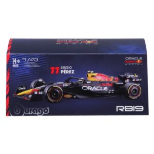 Xiangtat 1:43 2023 F1 RB19 No. #11 Sergio Perez Formula Racing Alloy Car Diecast Model (RB19 No.#11 W/Driver)