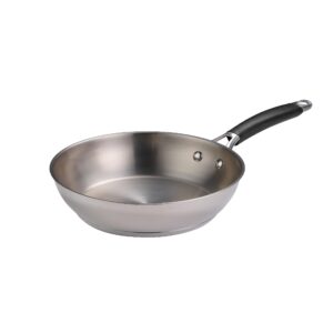 tramontina guru 9.5 in stainless steel fry pan, 81502/005ds