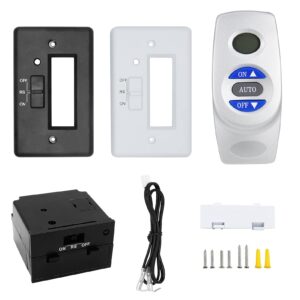 millivolt fireplace remote control kit rcst, on/off thermostat lcd compatible with ambient, majestic, monessen, vermont castings gas valve fireplaces and stoves, without battery