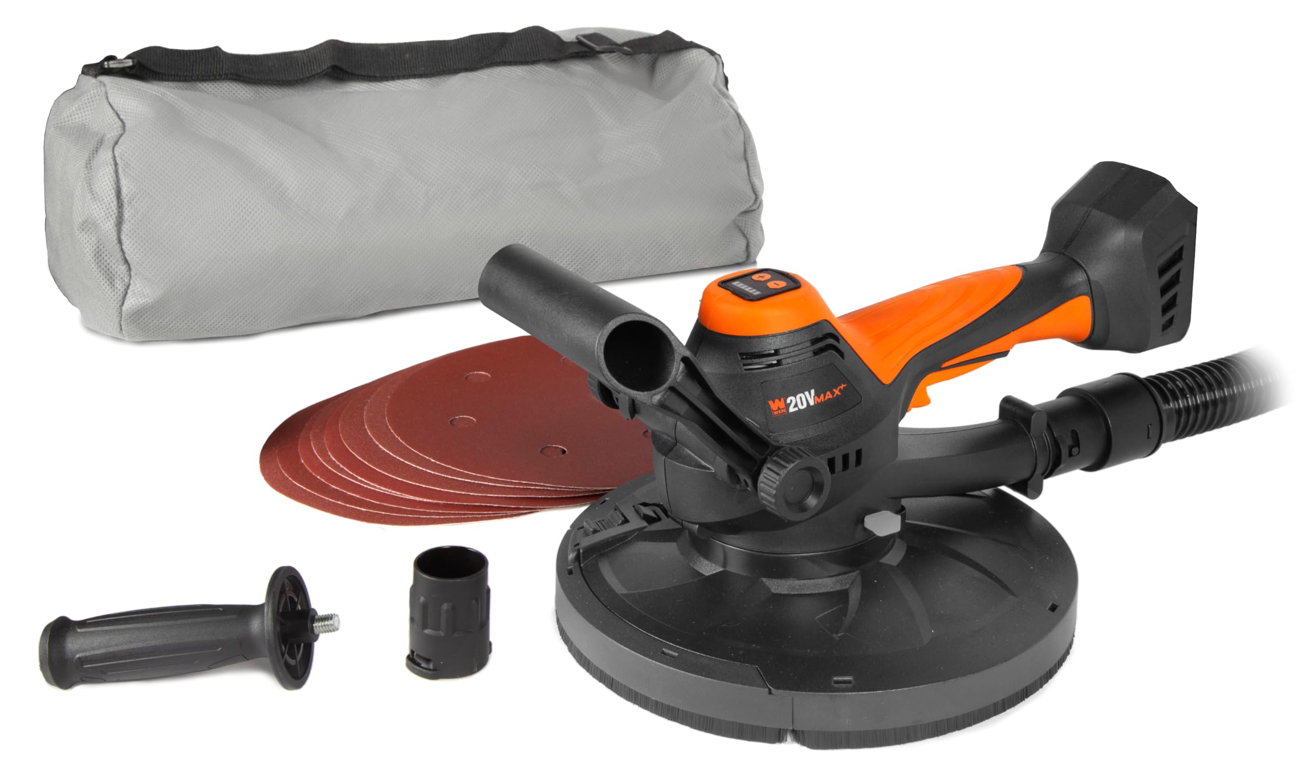 WEN 20V Max Brushless Handheld Drywall Sander (Tool Only – Battery Not Included) (20408BT)