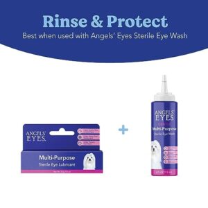 ANGELS' EYES Multi-Purpose Sterile Eye Lubricant | Soothes Dry Irritated Eyes | Safe for Dogs and Cats | Moisturize and Relieves Dry, Itchy Eyes | Tears and Discharge | 3.5g