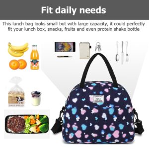 XQXA Lunch Bag Reusable Insulated Cooler Water Resistant Lunch Box Adult Tote Lunch Bag for Women/Men Work Picnic Beach or Travel