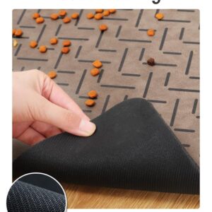 MontVoo-Absorbent Pet Feeding Mat-No Stains Quick Dry Dog Mat for Food and Water Bowl-Rubber Backing Dog Food Mat Dog Water Dispenser Mat-Dog Accessories Pet Supplies-Dog Water Bowl for Messy Drinkers