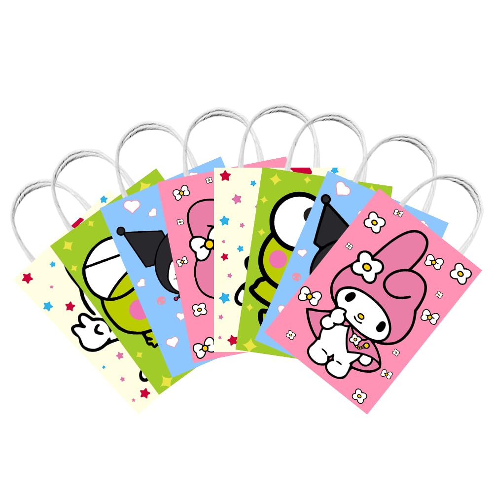 Minamihong Party Favor Bags 16PCS for Rabbit Gift Bags Goodie Bags Rabbit Treat Candy Bags for Rabbit Themed Birthday Party Supplies Decorations