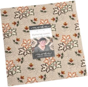 kansas troubles fluttering leaves layer cake 42 10-inch squares moda fabrics 9730lc