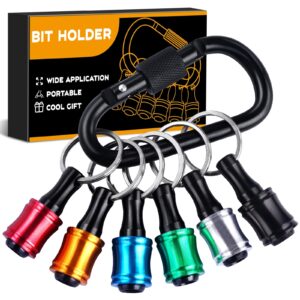 stocking stuffers for men bit holder tools gifts for men gifts christmas screwdriver drill bit holder keychain 1/4 hex shank socket impact extension bar cool stuff gadgets idea gifts for dad adult him