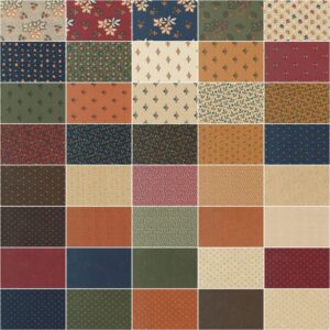 Kansas Troubles Fluttering Leaves Layer Cake 42 10-inch Squares Moda Fabrics 9730LC