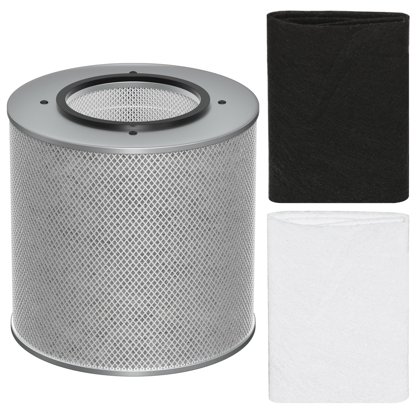 Ganteny HM400 True HEPA Filter Replacement Compatible with Austin Air Healthmate FR400, HM400, HM402, HM405, HM410, HM450 Air Cleaner Purifier, 1 HEPA Filter + 2 Pre-Filters