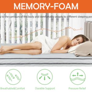 Twin Mattress,10 Inch Innerspring Mattress in a Box,Twin Size Mattress with Removable Cover,Twin Spring Mattress for Comfortable Sleep and Pressure Relief,,Medium Firm Mattresses CertiPUR-US Certified