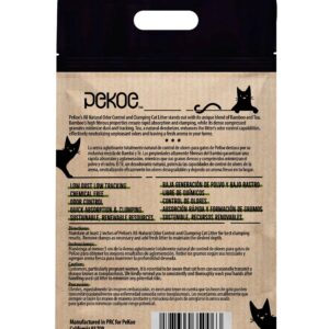 PeKoe All-Natural Odor Control & Clumping Cat Litter with Bamboo and Tea, 6-lb Bag (Pack of 1)