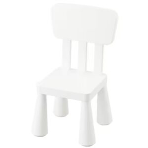 home stuff children's chair, kids chair, in/outdoor/, lightweight, easy to clean, white