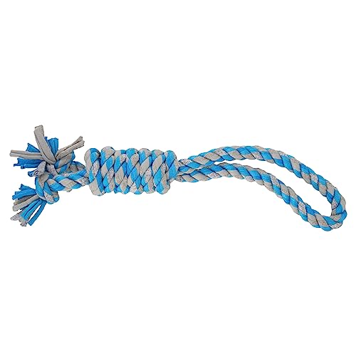 Plcnn Cotton Dog Chew Rope Toys Rope Toy for Large Dogs, Dental Cleaning Chew Toys, Dog Tug Toy for Boredom, Dog Rope Toy for Aggressive Chewers(Blue (for Alcantara 4175))