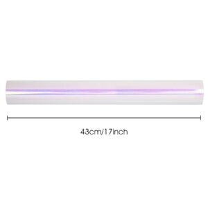 Retrify Pink Wrapping Paper Roll, 17 Inches x 32.8 Feet Holographic Iridescent Gift Wrap Paper for Wedding Bridal Shower Birthday