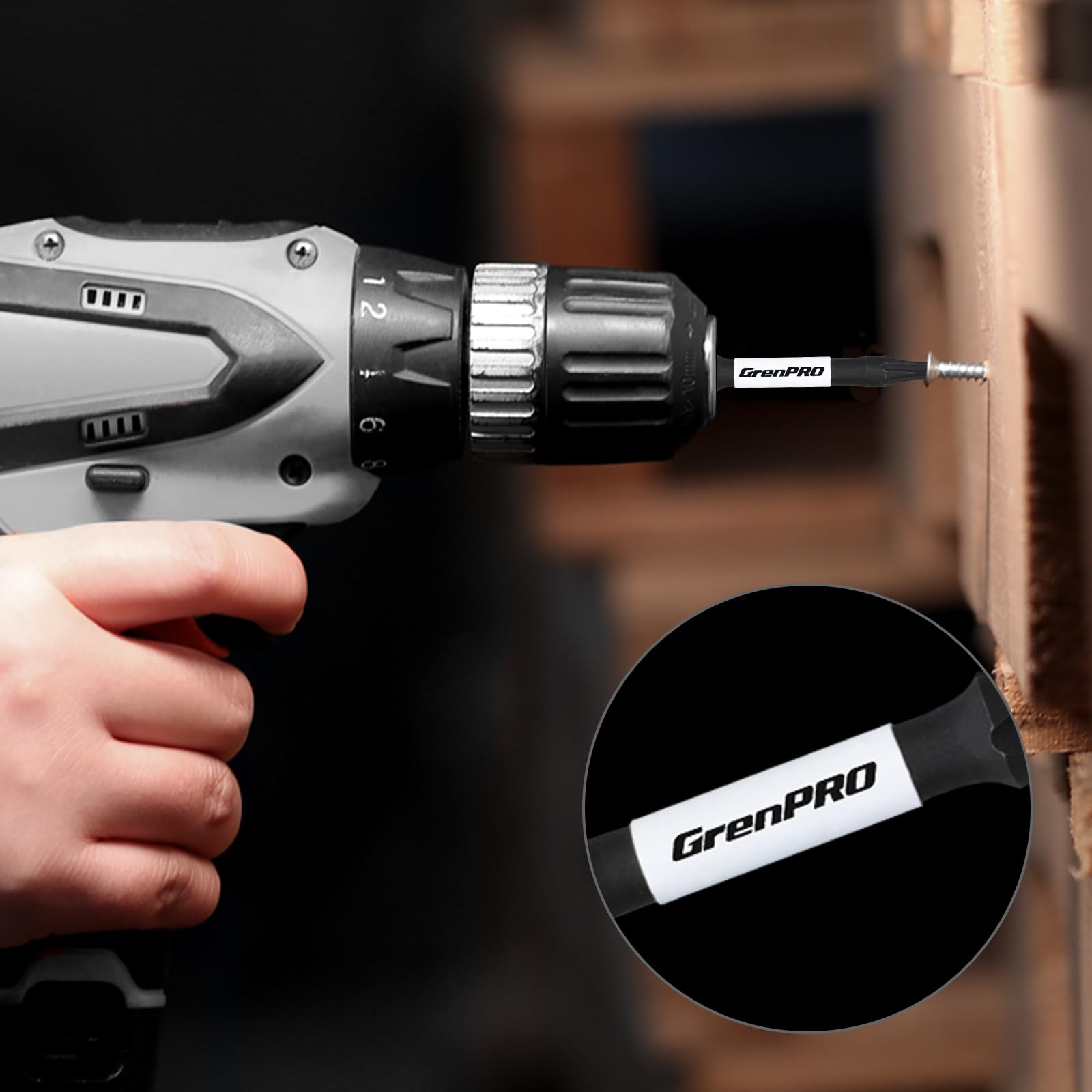 GRENPRO Screwdriving Power Bits T10-2IN*5pcs,Torx Head Bit Set ，2" Long High Impact Tough Magnetic #10 Drill Bit，1/4" Hex Shank S2 Alloy Steel Star Bits Set