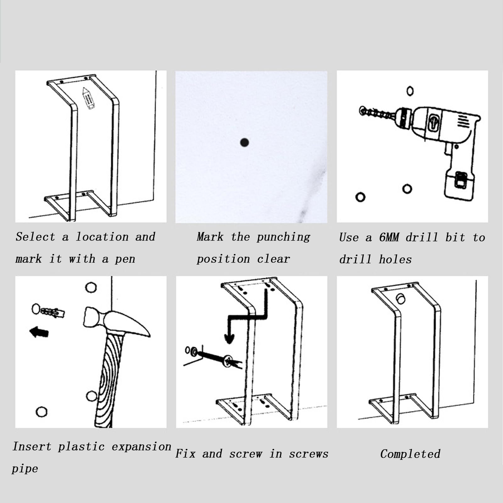 Spotact Stainless Steel Wall Mounted Towel Rack Black 16.34 * 7.95 * 5.63 in Storage Organizer Holder Modern Industrial Large Shelf for Bathroom Spa Shower Tub Décor