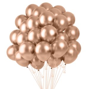 metallic balloons champagne gold 60pcs 12 inch latex party balloons champagne balloon for balloon garland balloon arch as party decorations for wedding birthday graduation bridal bachelor party