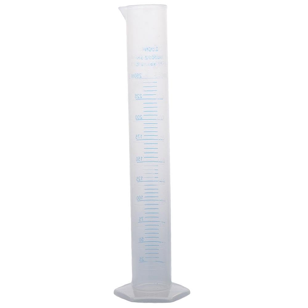 HOBBYIN 250 ML Hydrometer Test Jar, Measuring Cylinder,Test Homebrewed Beer, Wine, Mead, Cider,Easy to Use & Read