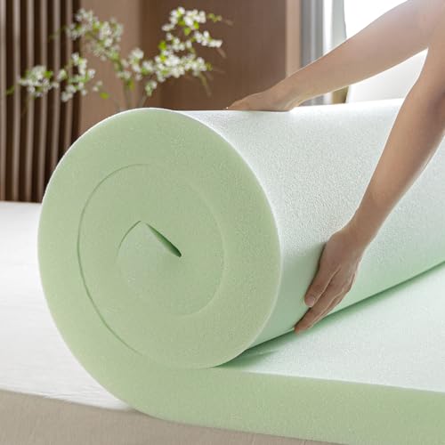 ZINUS 4 Inch Green Tea Memory Foam Mattress Topper, Smaller, More Convenient WonderBox Packaging, Pressure-Relieving Layers, CertiPUR-US Certified, Twin