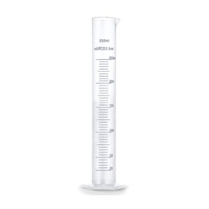 hobbyin 250 ml hydrometer test jar, measuring cylinder,test homebrewed beer, wine, mead, cider,easy to use & read