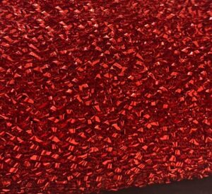 yycraft sparkling tinsel lurex fabric by the yard stretch metallic glitter lametta shimmer material 59" wide 5 yards, christmas decoration