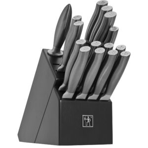 henckels graphite 17-pc knife block set