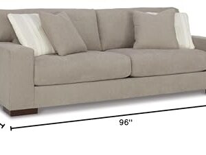 Signature Design by Ashley Maggie Contemporary Sofa for Living Room, Light Brown